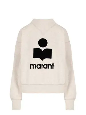 Isabel Marant Moby Logo Sweatshirt - Beige