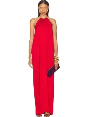 Ronny Kobo Lucas Dress - Cherry Cola