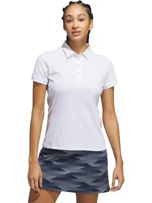 Adidas Ultimate365 Tour Twistknit Polo Shirt - White