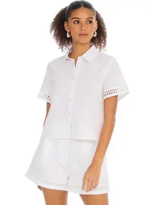 Allison Camille Shirt - White