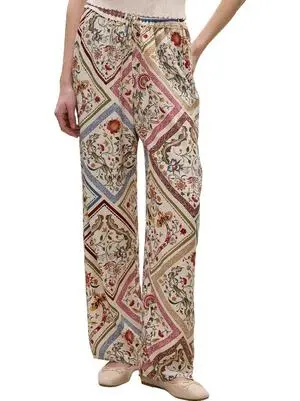 Rebecca Taylor Irie Silky Pant - Floral