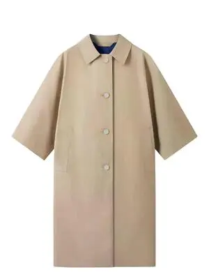 Mackintosh Collin Buttoned-up Coat - Neutrals