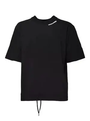 Dsquared2 Drawstring-hem T-shirt - Black