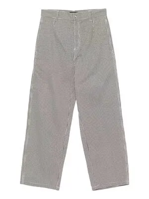 StÜssy Houndstooth Trousers - White