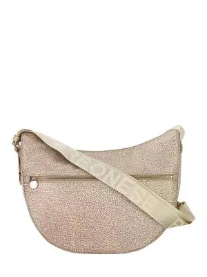 Borbonese Medium Luna Shoulder Bag - Neutrals