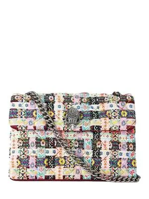 Kurt Geiger Kensington Patchwork Shoulder Bag - Black