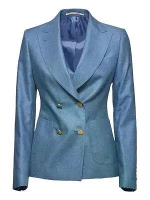 Tagliatore Double-breasted Tailored Blazer - Blue