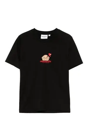 CHOCOOLATE Logo-Embroidered T-Shirt