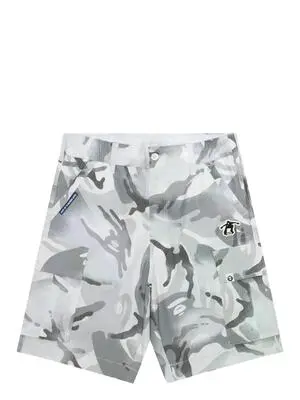 AAPE BY *A BATHING APE® Camouflage-print Shorts - White