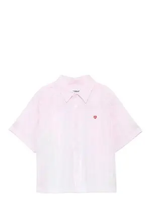 CHOCOOLATE Logo-patch Shirt - Pink