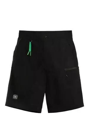 Izzue Logo Patch Shorts - Black