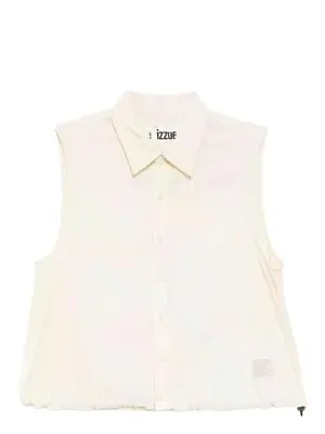 Izzue Sleeveless Shirt - Neutrals