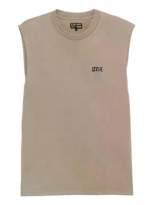 Izzue Logo-embroidered Vest - Neutrals
