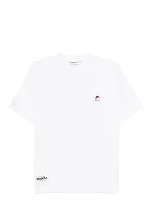 CHOCOOLATE Logo-patch T-shirt - White