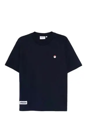 CHOCOOLATE Logo-patch T-shirt - Blue