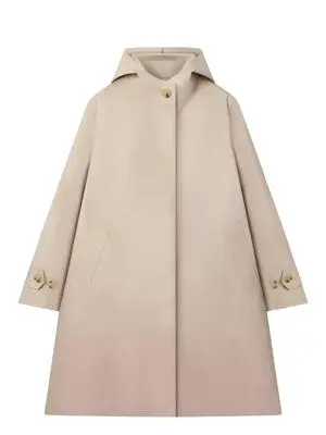 Mackintosh Watten Hooded Trench Coat - Neutrals