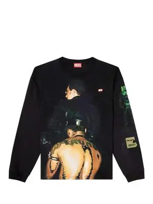 DIESEL® X Tom Of Finland Foundation Pr-t-boxt-tom T-shirt - Black
