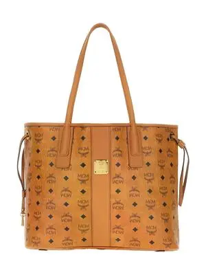 Mcm Liz Reversible Tote - Brown