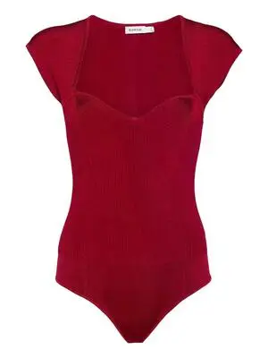 Simkhai Barbara Bodysuit - Red