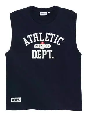 CHOCOOLATE Graphic-Print Vest Blue