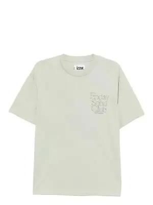 Izzue Embroidered T-shirt - Green