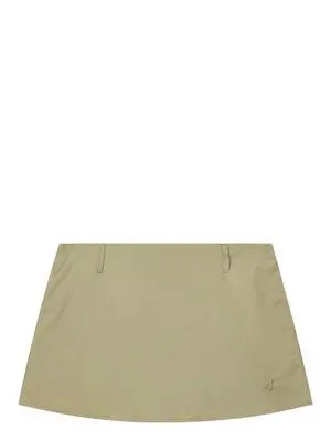 TOUT A COUP Structured A-line Skirt - Green