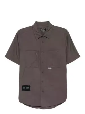 Izzue Logo-patch Shirt - Black