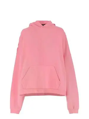 We11Done Cotton Hoodie - Pink