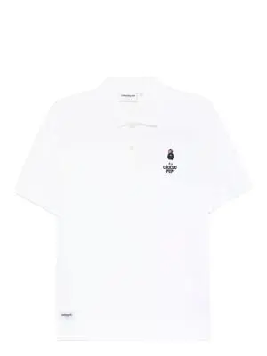 CHOCOOLATE Logo-embroidered Polo Shirt - White