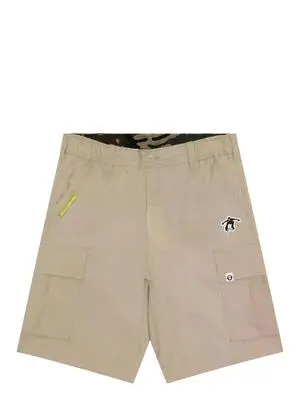 AAPE BY *A BATHING APE® Logo-patch Cargo Shorts - Neutrals