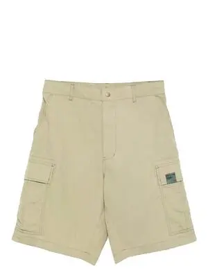 Izzue Logo-patch Shorts - Neutrals