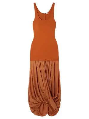 TOTEME Cocoon Maxi Dress - Orange