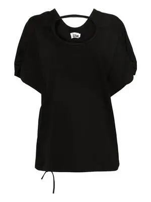 Izzue Cut-out Detail T-shirt - Black