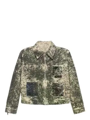 STAIN SHADE Printed Jacket - Brown