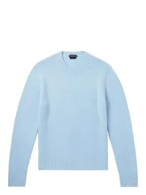 TOM FORD Slim-fit Cashmere Sweater - Blue