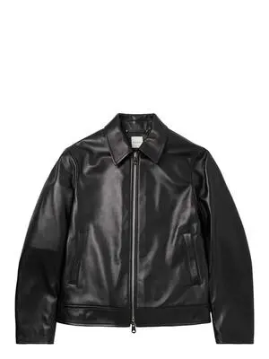 Paul Smith Leather Jacket - Black