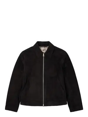 Paul Smith Suede Blouson Jacket - Black