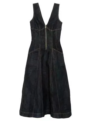 SELF-PORTRAIT Denim Dress - Blue