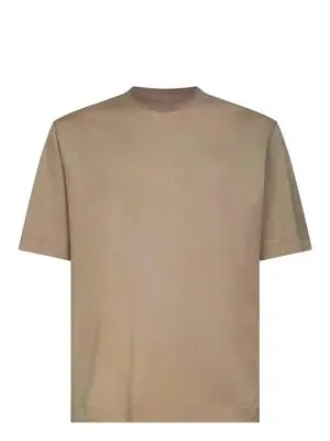 Zegna Crew-neck T-shirt - Neutrals