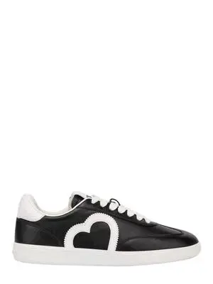 Moschino Lace-up Sneakers - Black