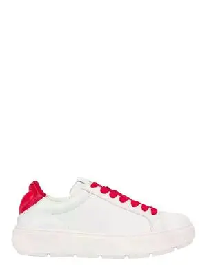 Moschino Lace-up Sneakers - White