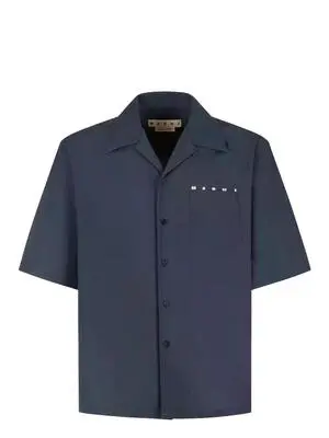 Marni Short-sleeve Button-up Shirt - Blue