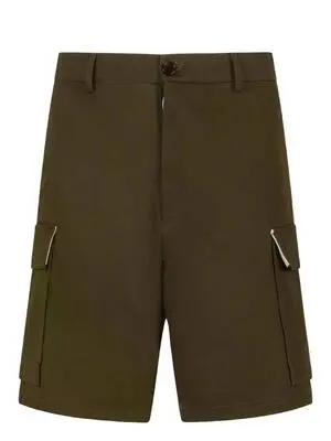 Marni Gabardine Cargo Shorts - 00v58 Deepsage