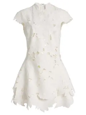 SIMKHAI SIMKHAI Holloway Embroidered Mini Dress