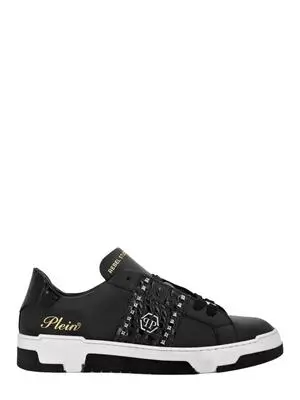 Philipp Plein Stud-embellished Sneakers - Black