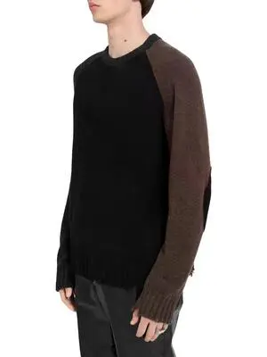 MAISON MARGIELA Distressed-Hem Jumper Brown