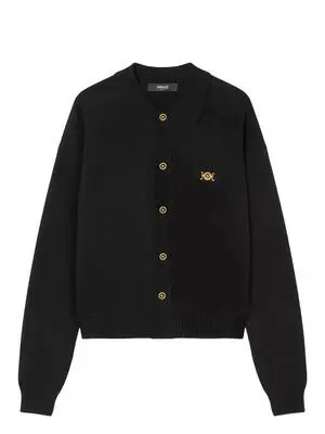 Versace Medusa Biggie Cardigan - Black