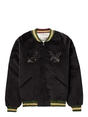 Kapital Souvenir Embroidered Bomber Jacket - Black