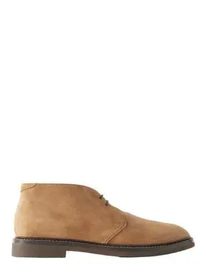 Brunello Cucinelli Suede Desert Boots - Brown