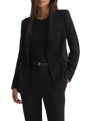 REISS Gabi Peak Lapel Blazer